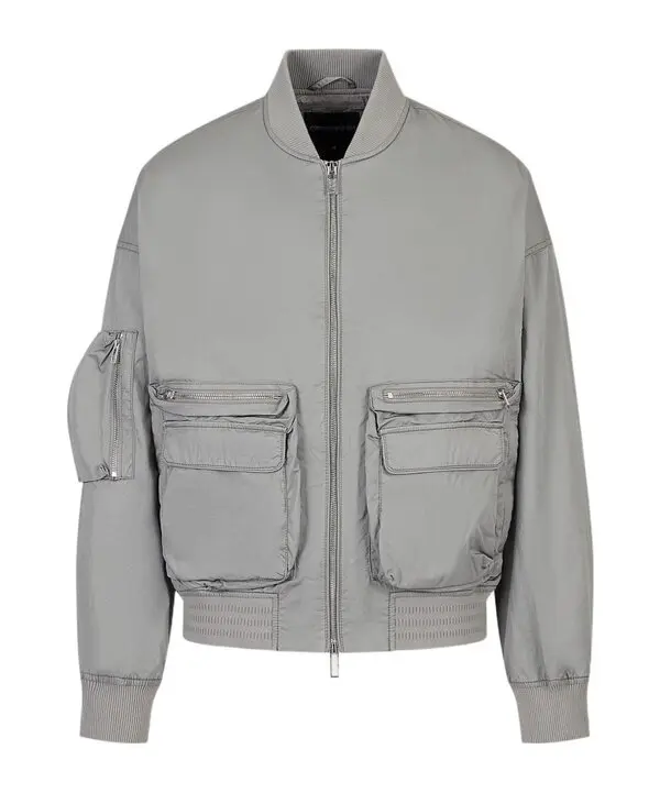 Emporio Armani Solid Color Casual Jacket