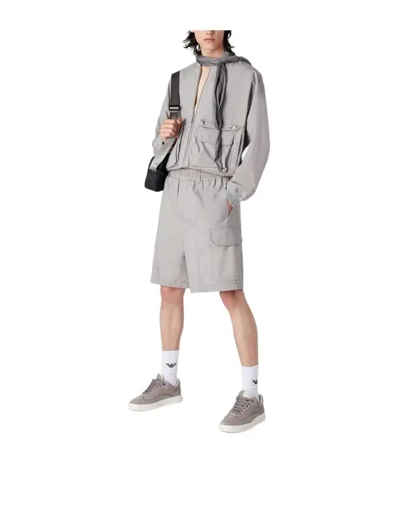 Emporio Armani Solid Color Casual Jacket