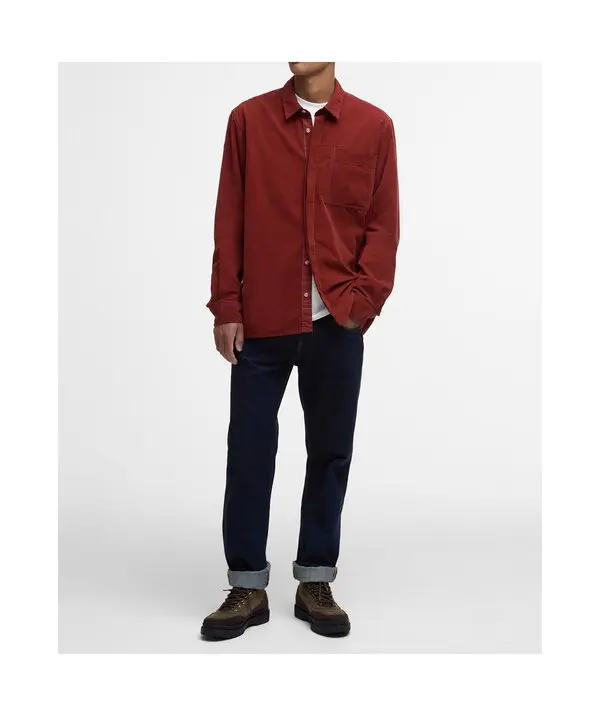 Barbour Long Sleeve Shirt - Fired Brck