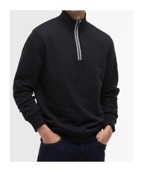 Barbour Long-sleeved Half-zip Sweatshirt