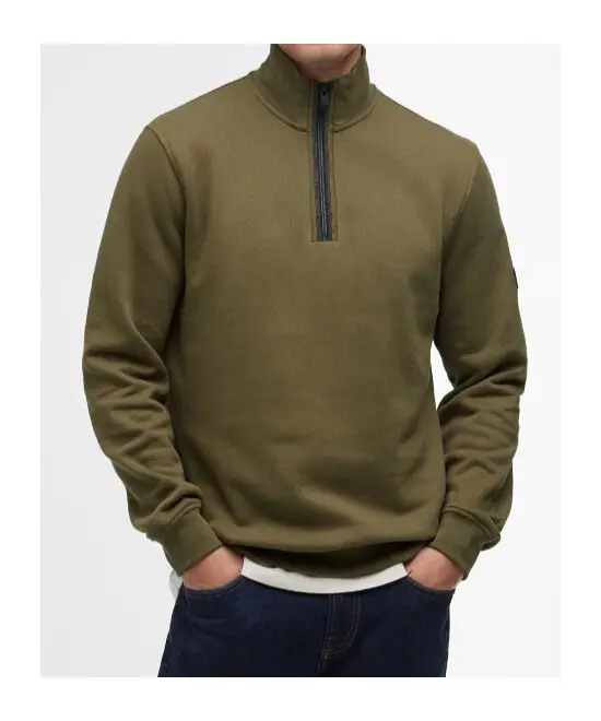 Barbour Long-sleeved Half-zip Sweatshirt