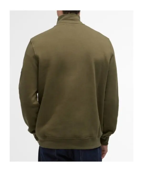 Barbour Long-sleeved Half-zip Sweatshirt
