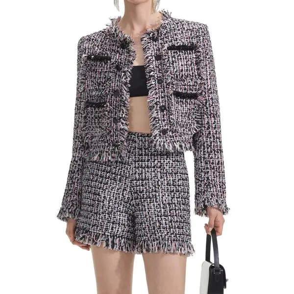 SELF-PORTRAIT Fringed Coat