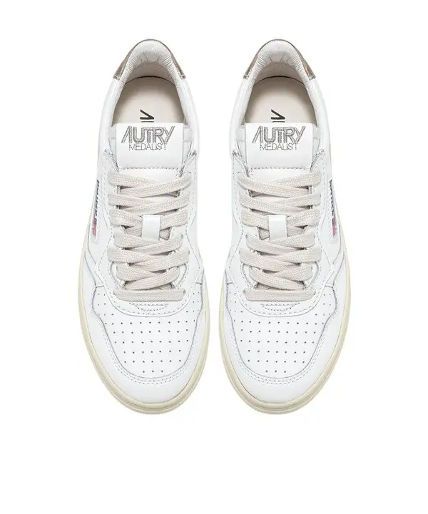 AUTRY Leather Court Trainers - White