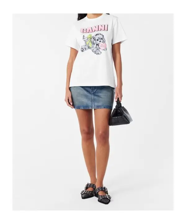 GANNI Graphic T-shirt