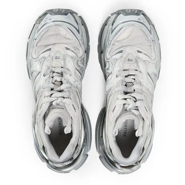 Balenciaga Lace-up Casual Sneakers - White