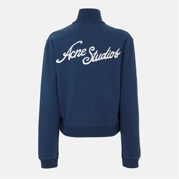 Acne Studios Zip Hoodie - Blue