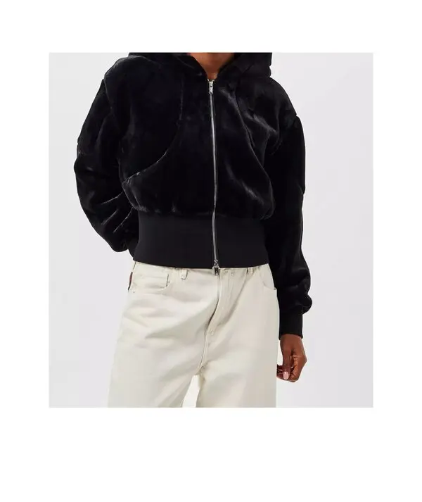 Moose Knuckles Rose De Bunny Insulated Bomber Jacket