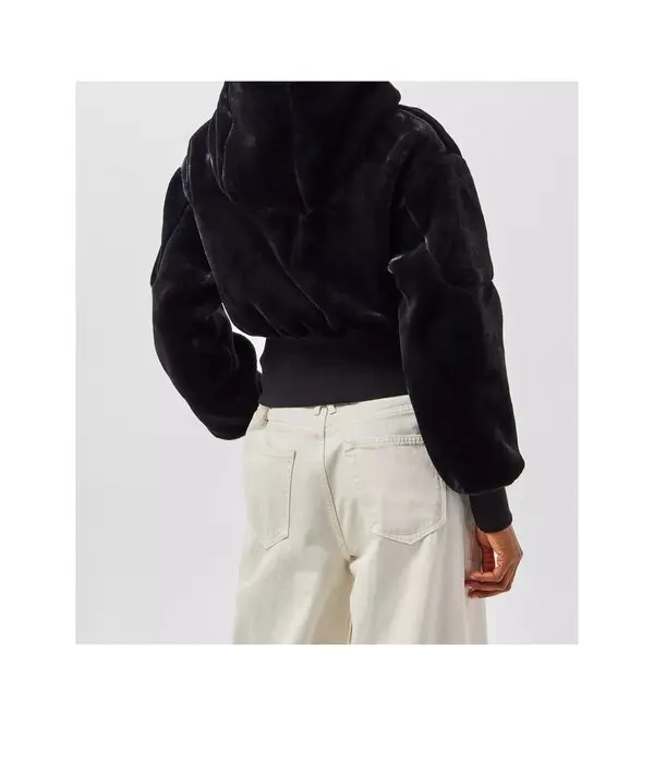 Moose Knuckles Rose De Bunny Insulated Bomber Jacket