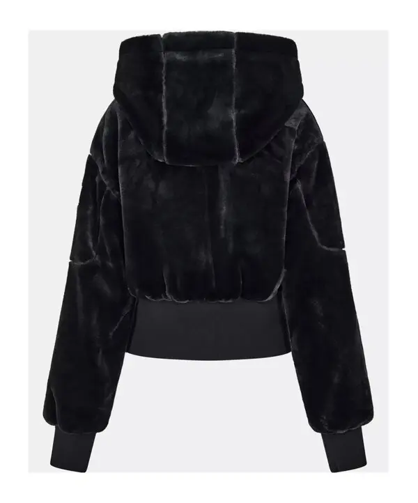 Moose Knuckles Rose De Bunny Insulated Bomber Jacket