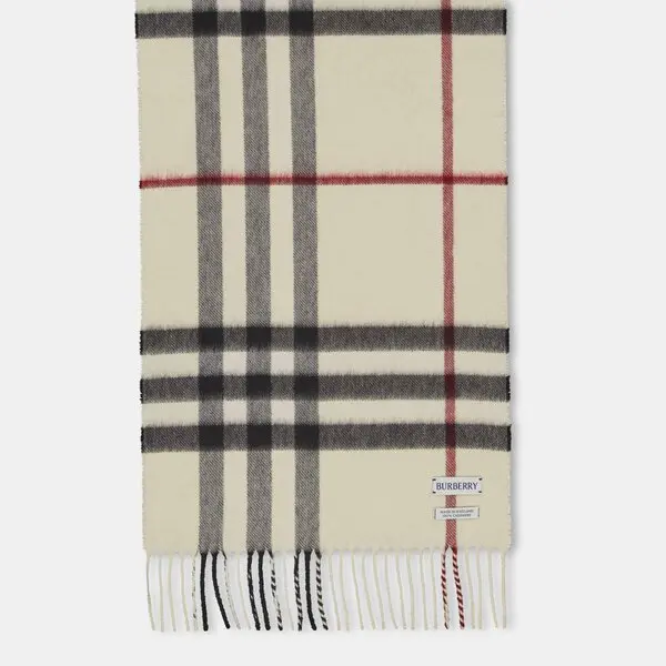 Burberry Medium-thickness Scarf With Tassel Trim - Black