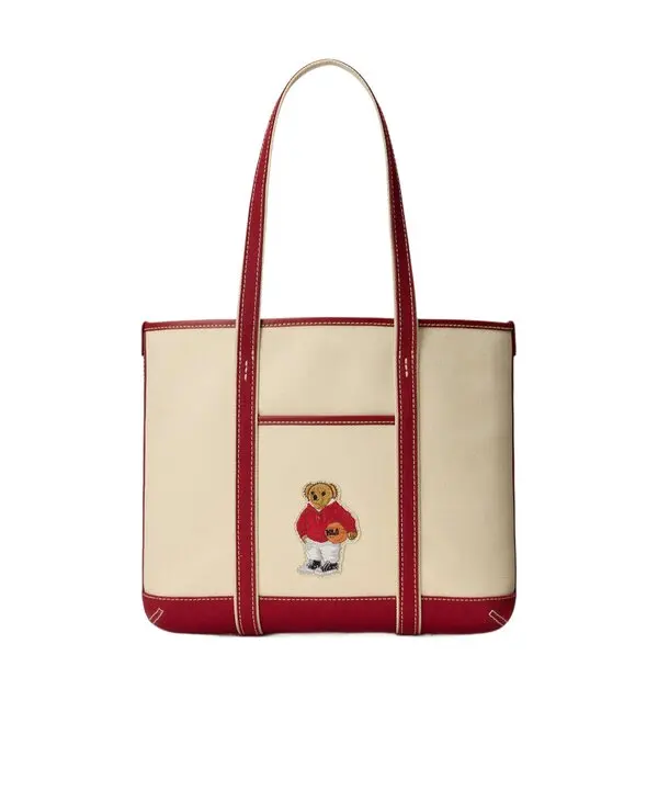 Polo Ralph Lauren Bear Tote Bag - Nude