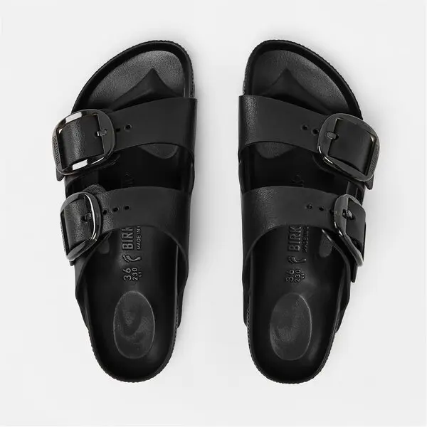 BIRKENSTOCK Open Toe Buckled Slides
