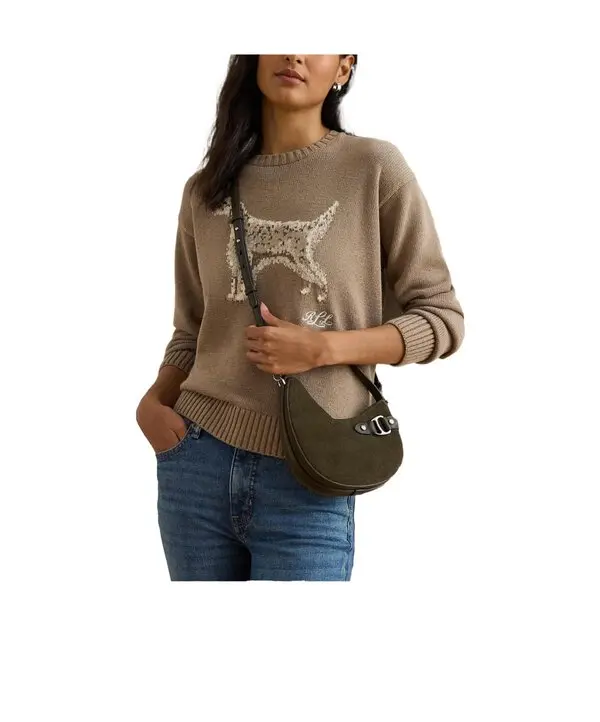 Ralph Lauren Solid Color Shoulder Bag