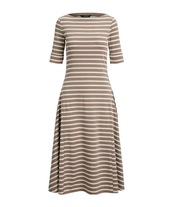 Ralph Lauren Striped Midi Dress