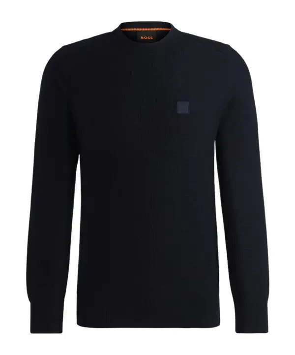 Hugo Boss Cashmere-infused Crew Neck Jumper