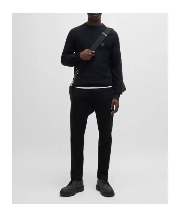 Hugo Boss Cashmere-infused Crew Neck Jumper