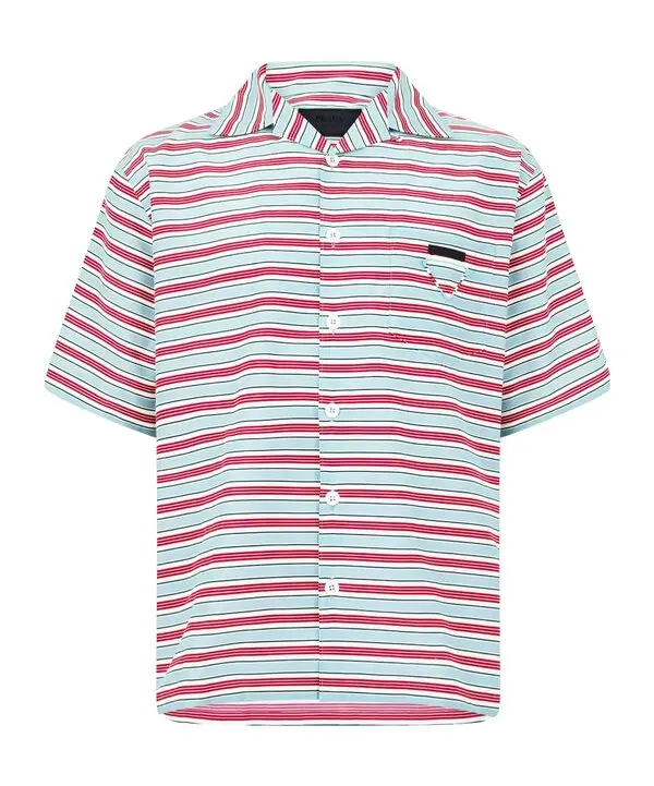 Prada Bowling Shirt Short-sleeve