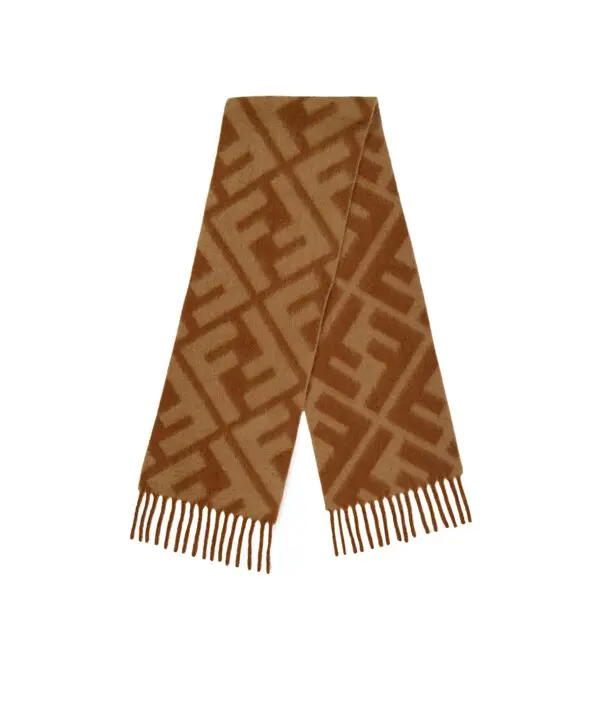 Fendi Medium Thickness Alpaca Wool Scarf
