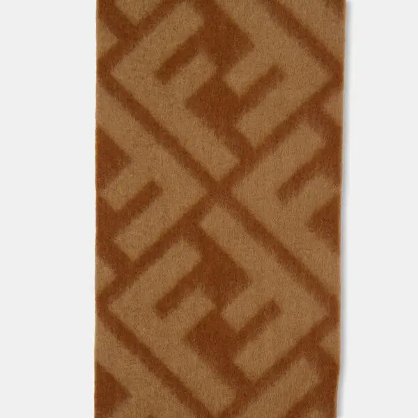 Fendi Medium Thickness Alpaca Wool Scarf