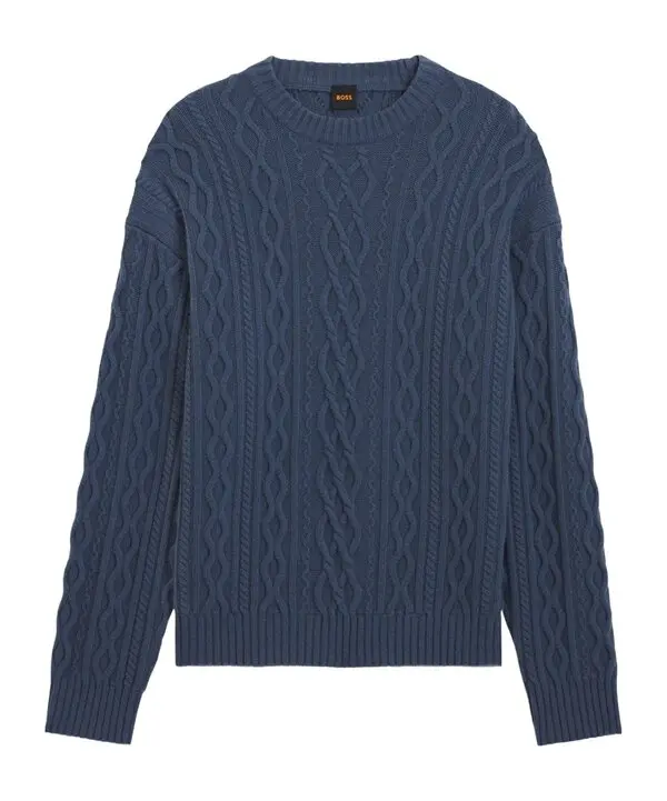 Hugo Boss Navy Knit Sweater