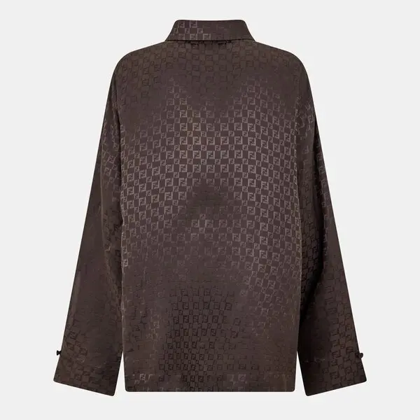Fendi Long-sleeve Printed Shirt - Black