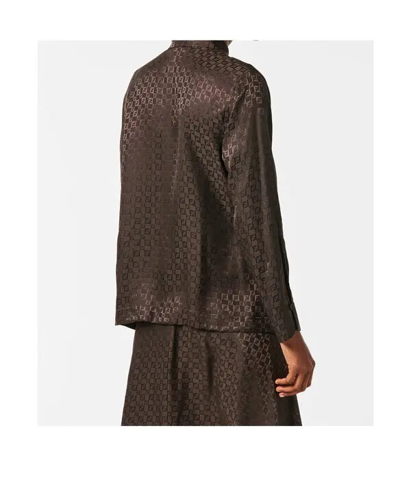 Fendi Long-sleeve Printed Shirt - Black