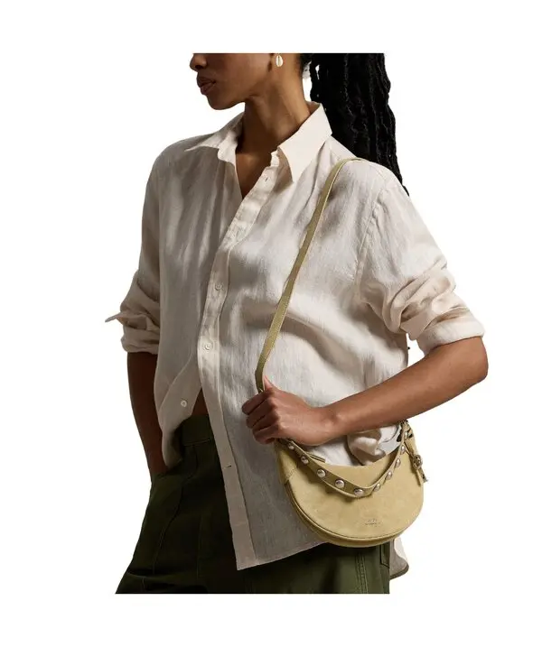 Polo Ralph Lauren Studded Shoulder Bag - Green