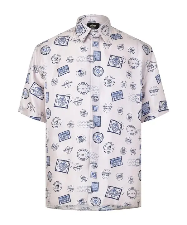 Fendi Short-sleeve Patterned Shirt