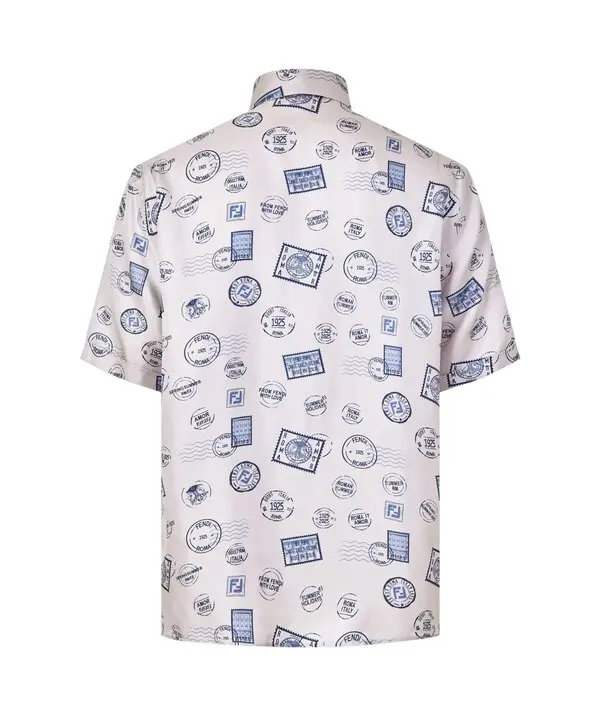 Fendi Short-sleeve Patterned Shirt