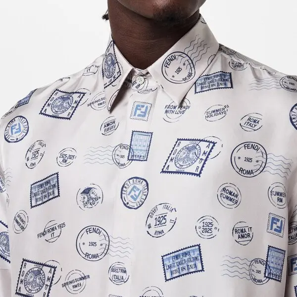 Fendi Short-sleeve Patterned Shirt