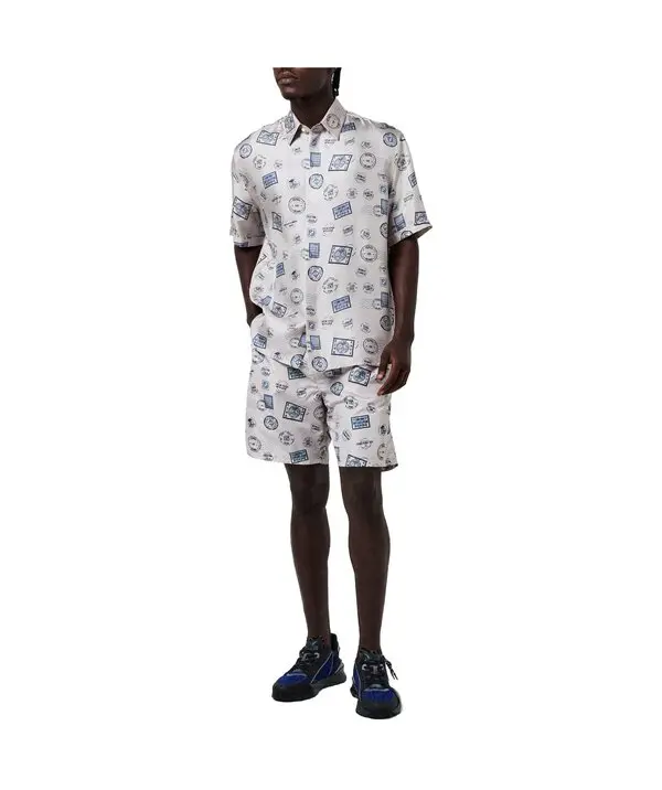 Fendi Short-sleeve Patterned Shirt
