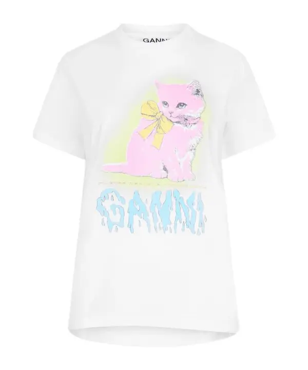 GANNI Graphic T-shirt