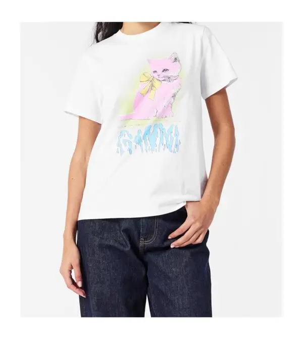 GANNI Graphic T-shirt