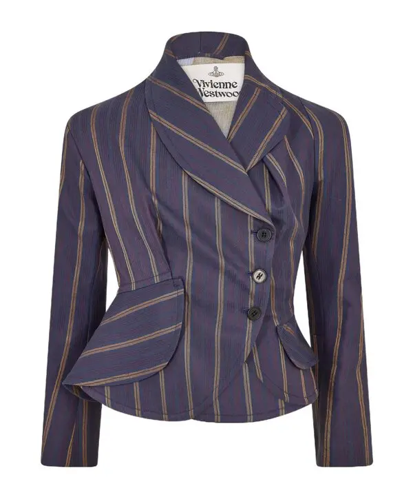 VIVIENNE WESTWOOD Striped Tailored Jacket