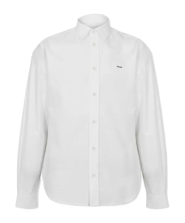 Prada Long-sleeve Plain Shirt
