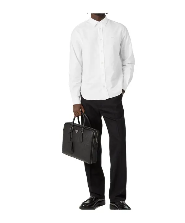 Prada Long-sleeve Plain Shirt