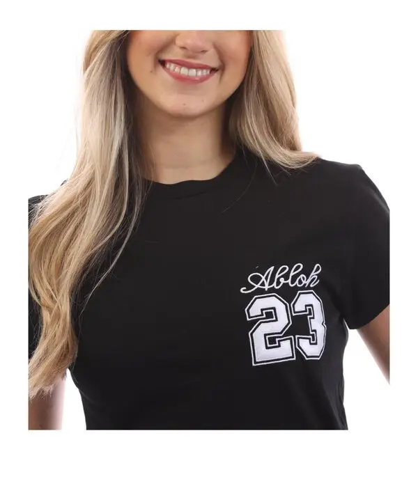 Off-White Embroidered Fitted T-shirt