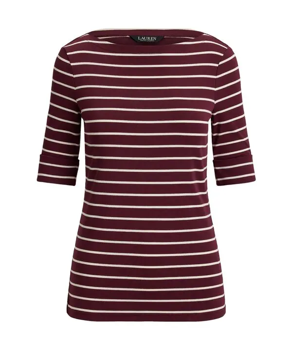 Ralph Lauren Striped Short-sleeved T-shirt - Brown