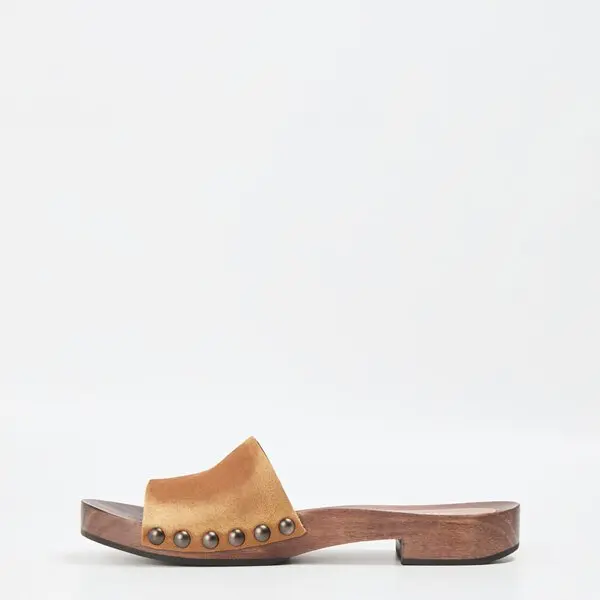 Miu Miu Open Toe Slipper