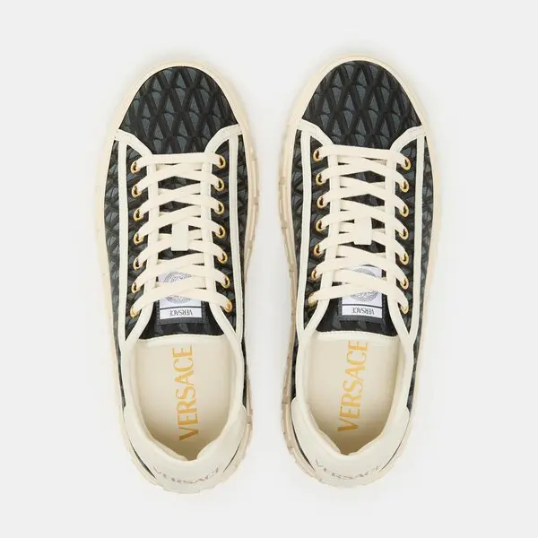 Versace Printed Platform Trainers