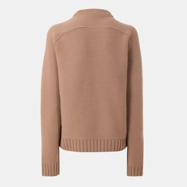 Gucci Crew Neck Knit Sweater With Decorative Hardware