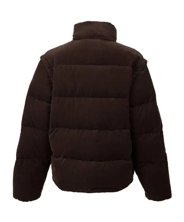 Prada Corduroy Quilted Down Jacket
