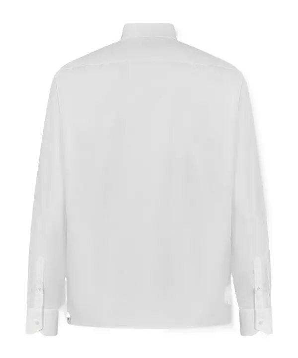 Fendi Logo Long-sleeve Plain Shirt