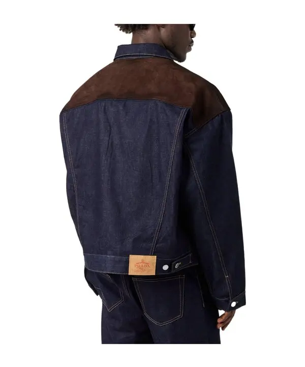 Prada Paneled Denim Jacket