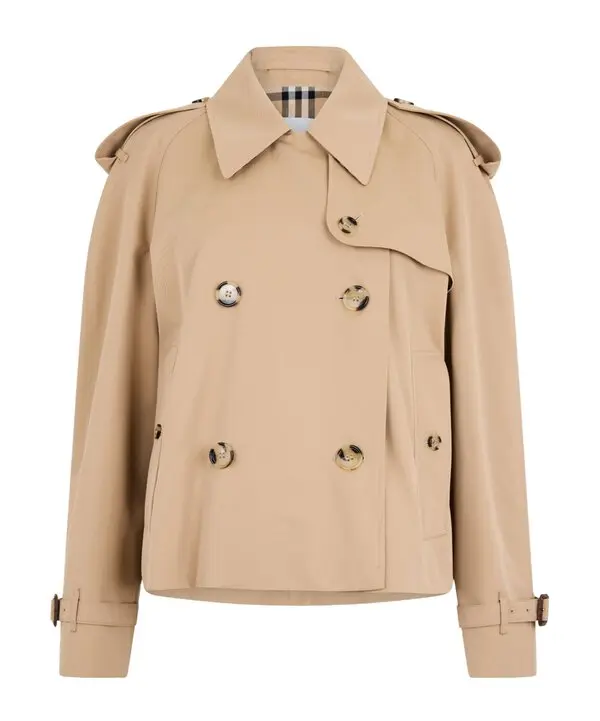 Burberry Short Double-breasted Trench Coat