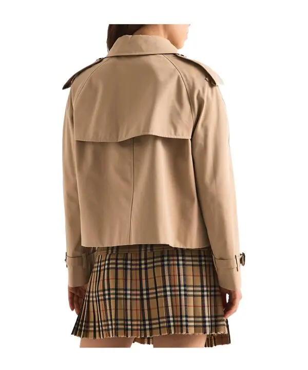 Burberry Short Double-breasted Trench Coat