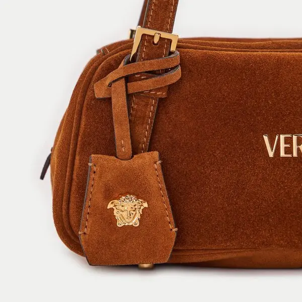 Versace Solid Color Shoulder Bag