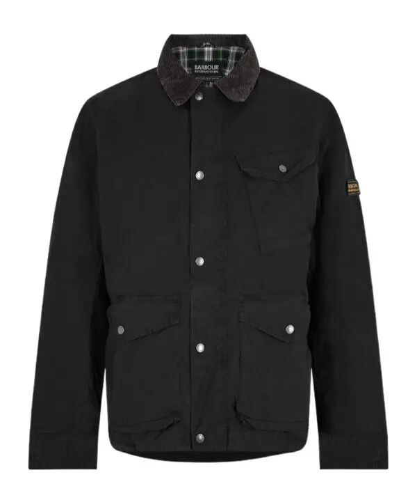 Barbour Long-sleeved Casual Jacket With Lapel Collar