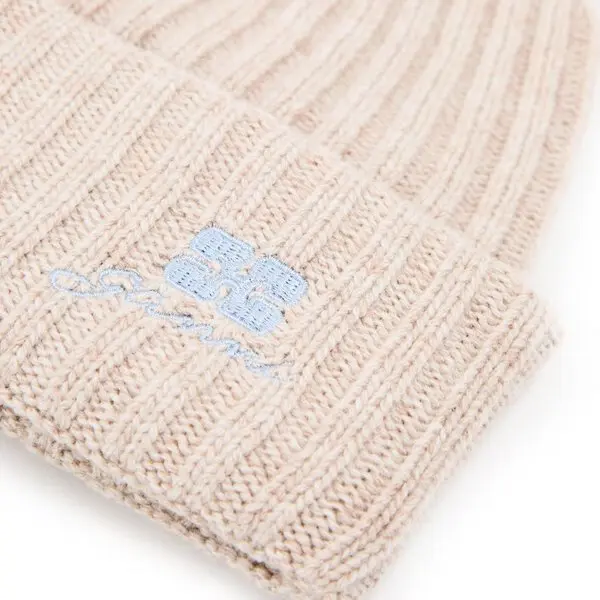 GANNI Solid Knit Beanie